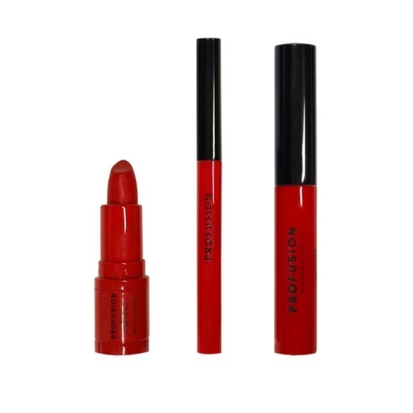 Profusion Cosmetics | Makeup | Profusion Cos Lipstogo 3pc Velvet Lip ...